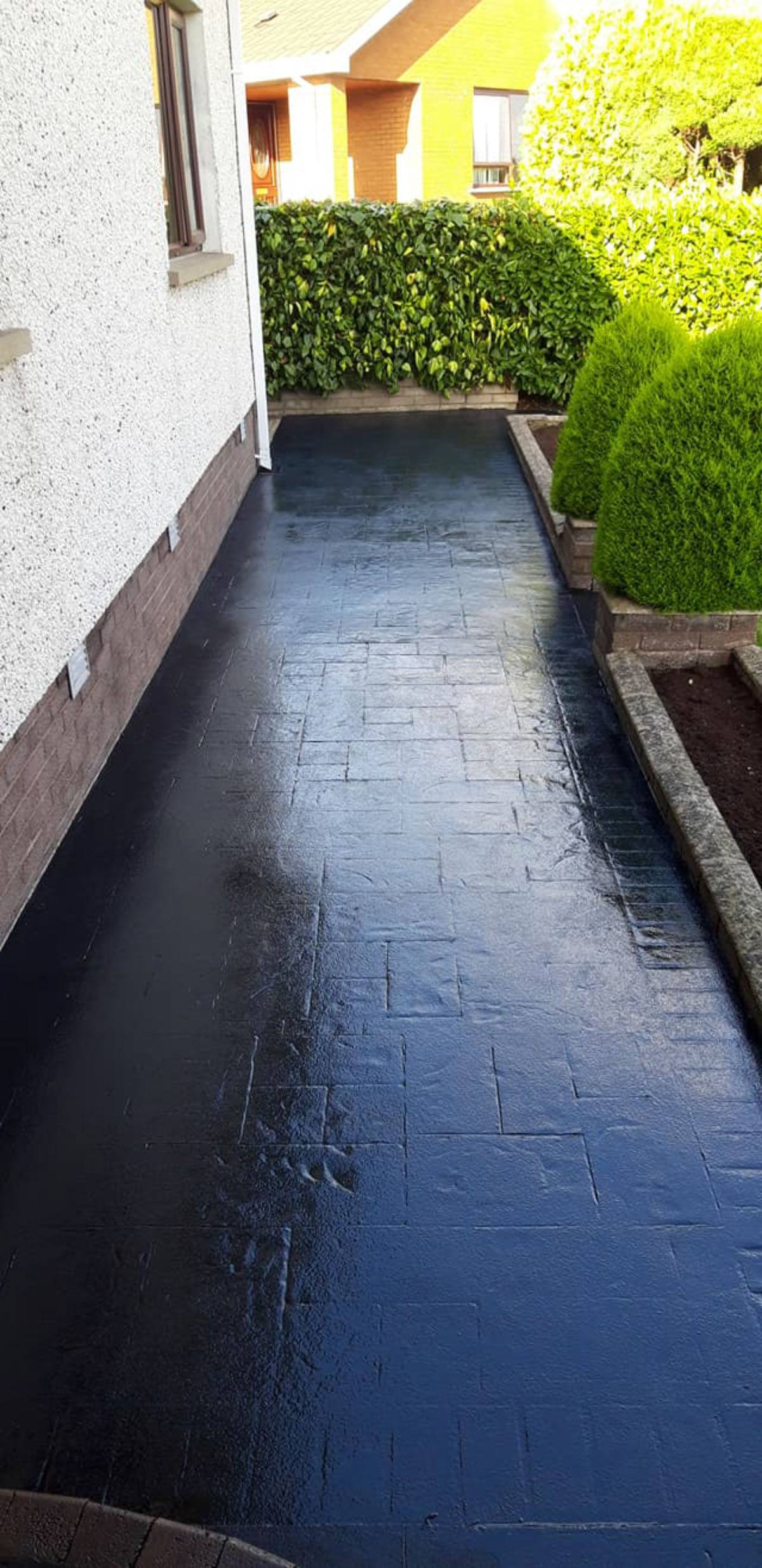 Tar & Concrete Sealers Examples - Terra-Imprints