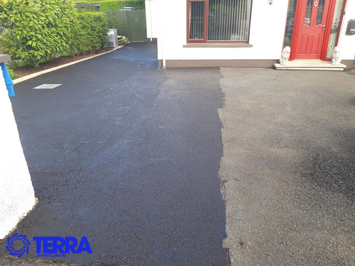 Tar & Concrete Sealers Examples - Terra-Imprints